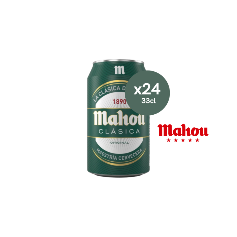 Mahou Clásica Lata 33Cl 24Uds